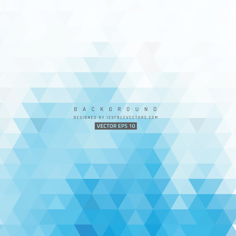 Light Blue Triangle Background Pattern