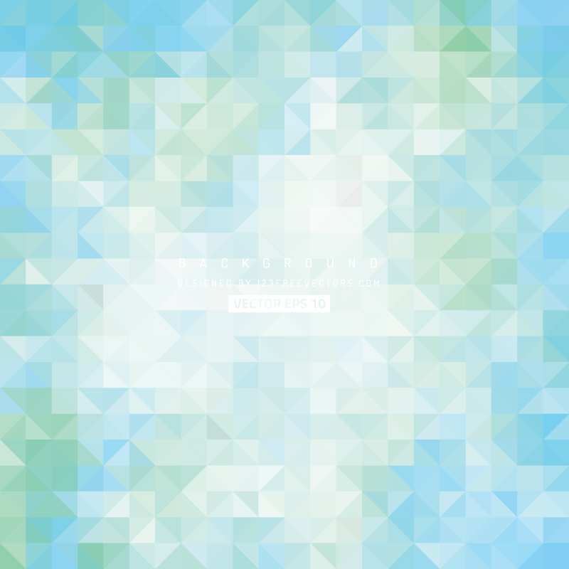 Blue Triangle Shape Background Pattern