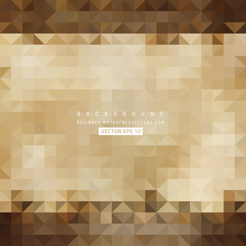 Brown Triangle Shape Background