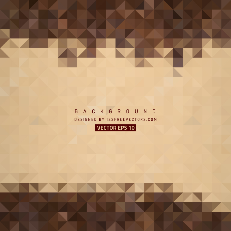 Brown Triangle Shape Background Pattern