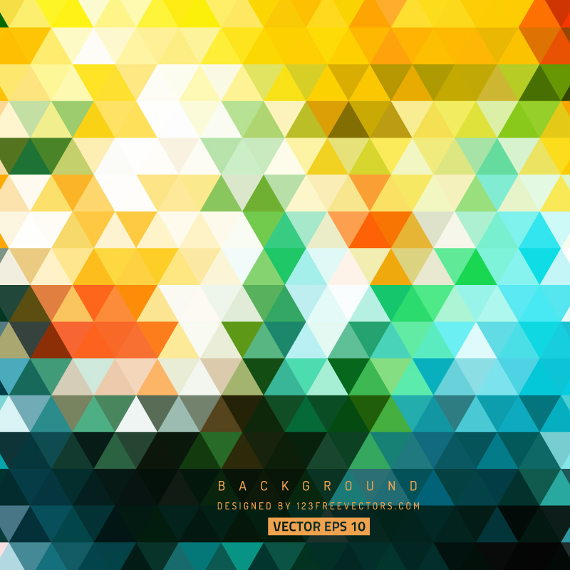 Colorful Triangle Background Graphics