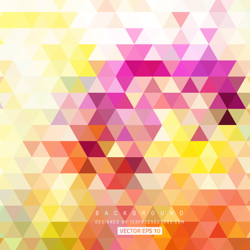 Colorful Triangle Background Free