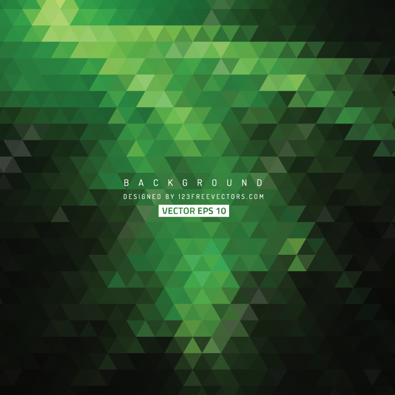 Black Green Abstract Triangle Background Clip Art