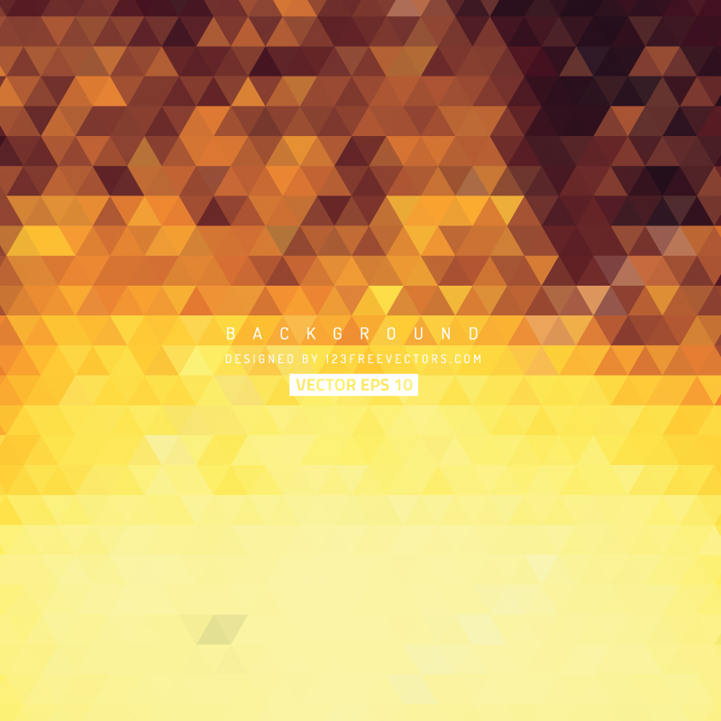 Orange Geometric Triangle Background Image