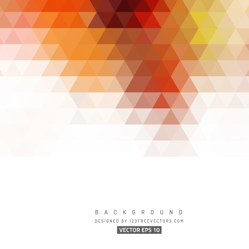 Orange Triangle Shape Background Image
