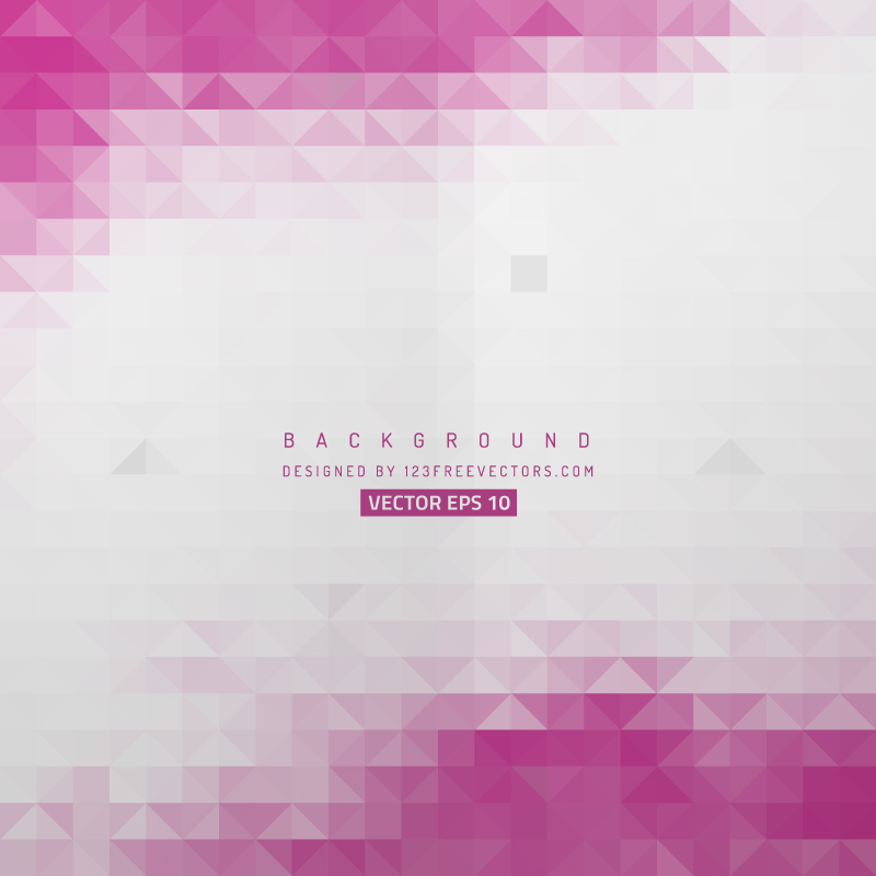 Pink Gray Triangle Background Pattern