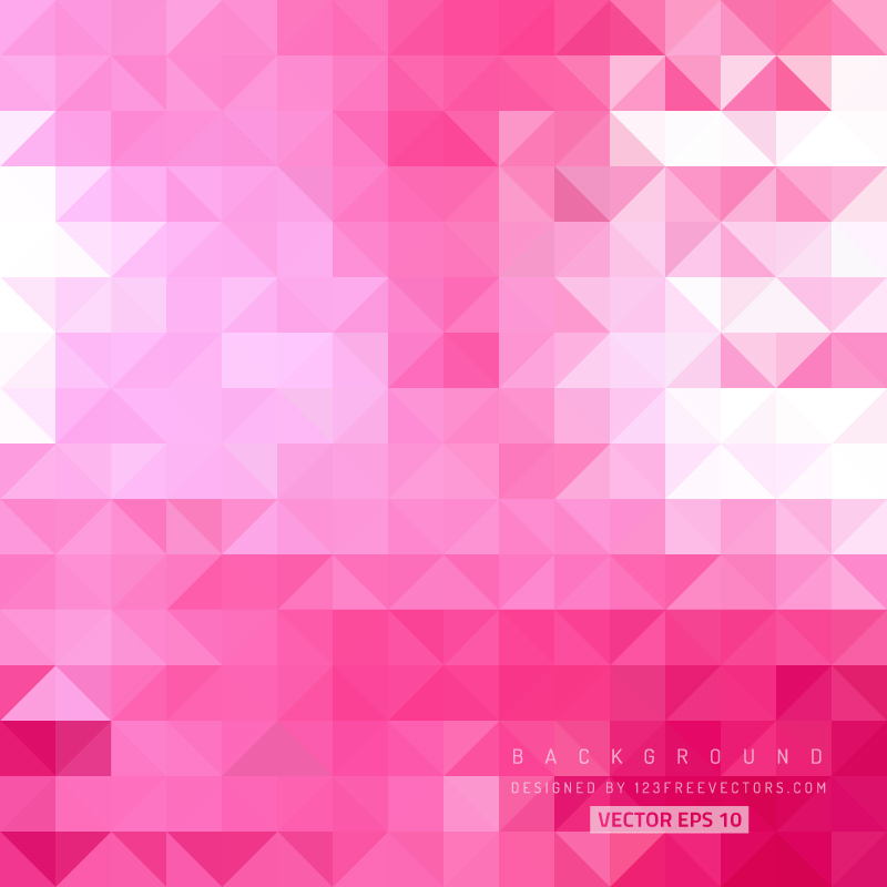 Pink Abstract Triangle Background
