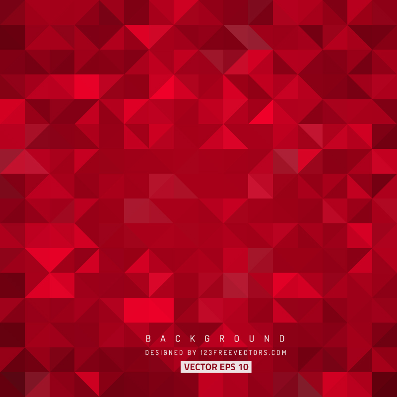 Red Triangle Background Design