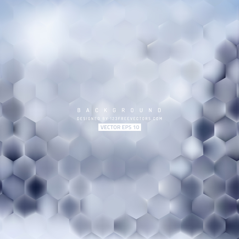 Abstract Light Blue Hexagon Background