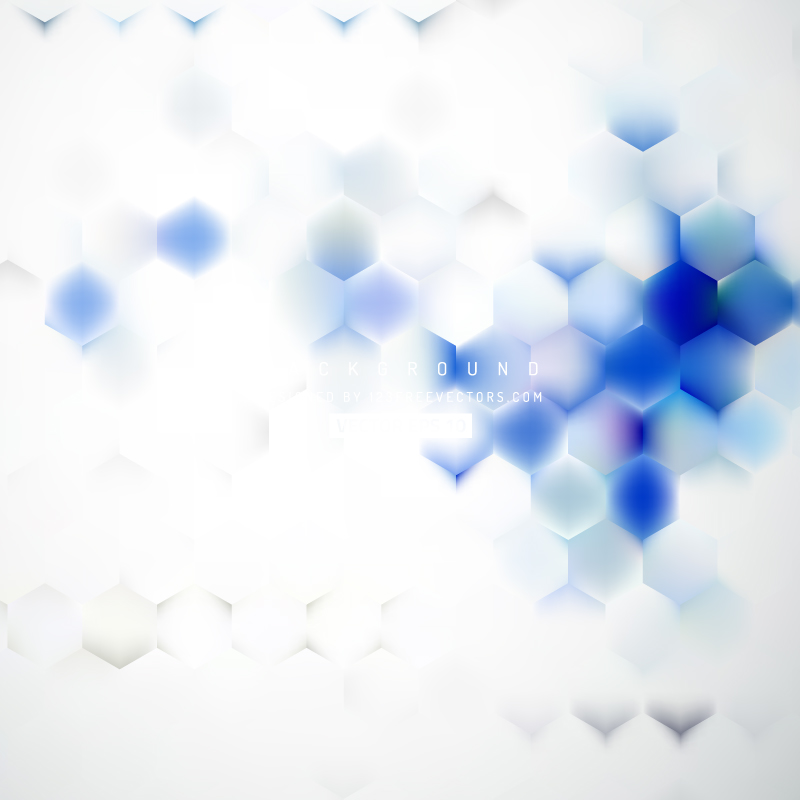 Light Blue Hexagon Background Pattern
