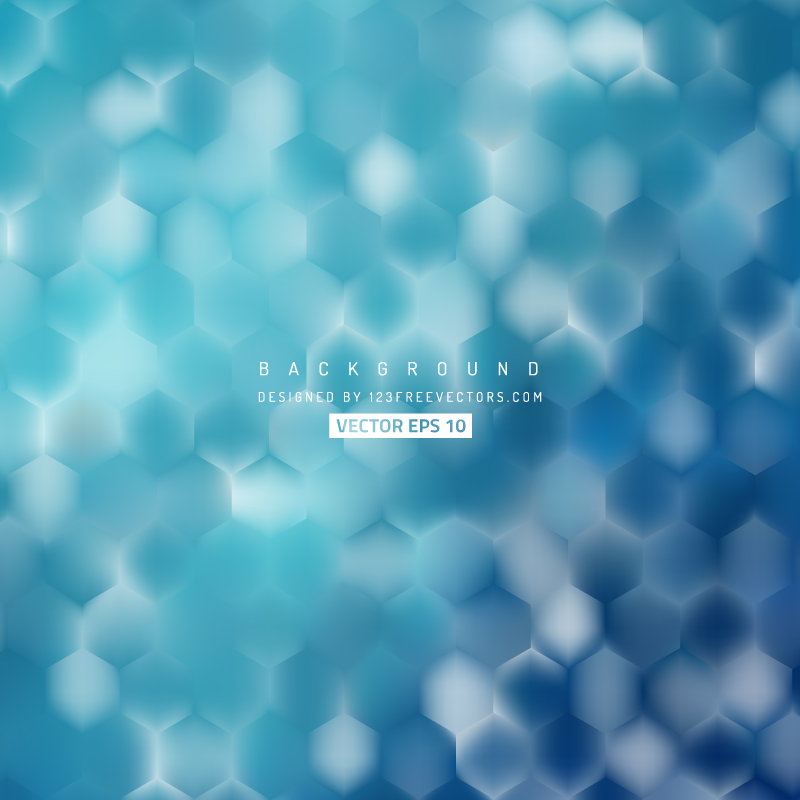 Blue Hexagon Background