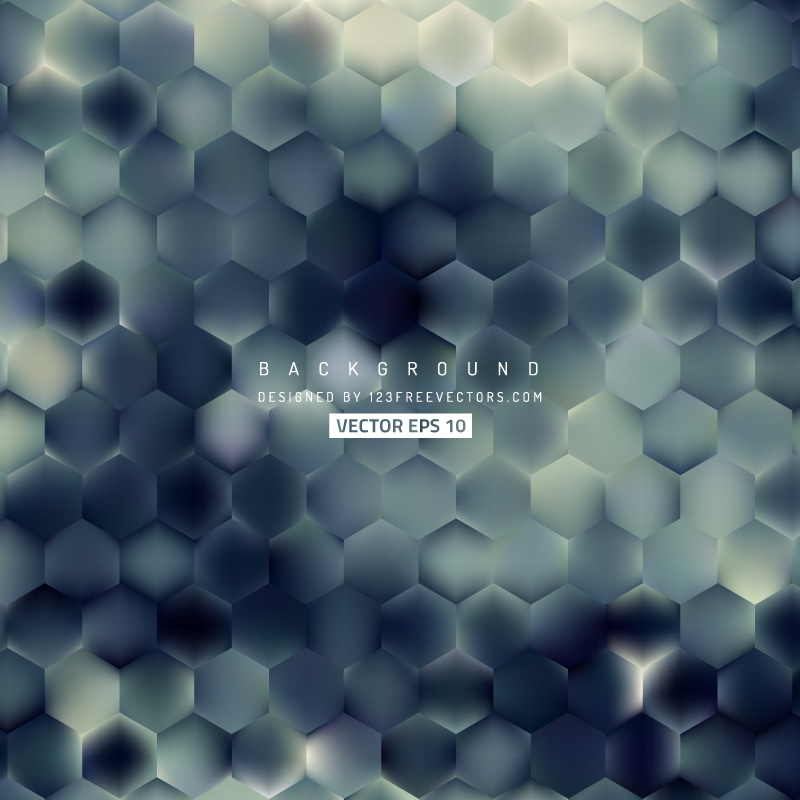 Dark Color Hexagon Pattern Background Design
