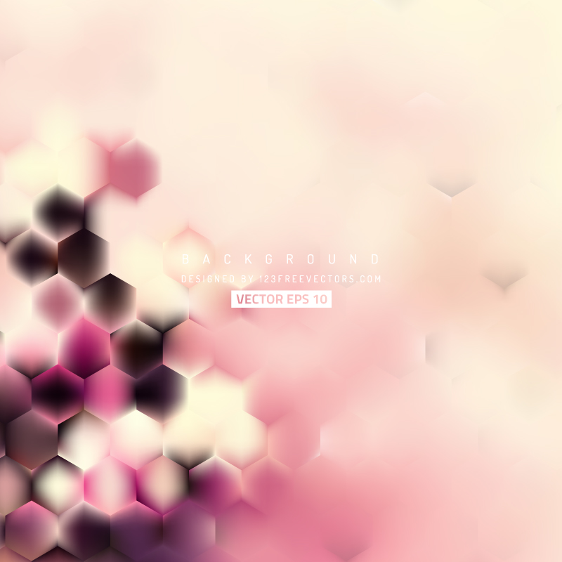 Light Color Hexagon Background Template