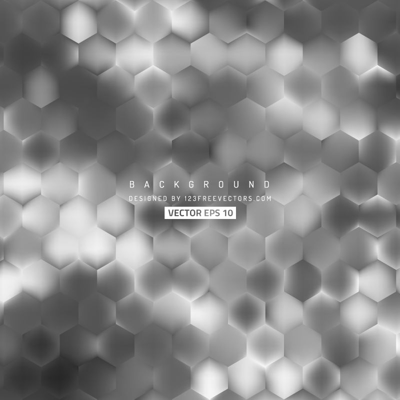Gray Hexagonal Background Design