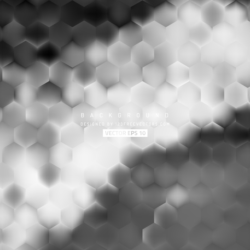Gray Hexagon Background Pattern
