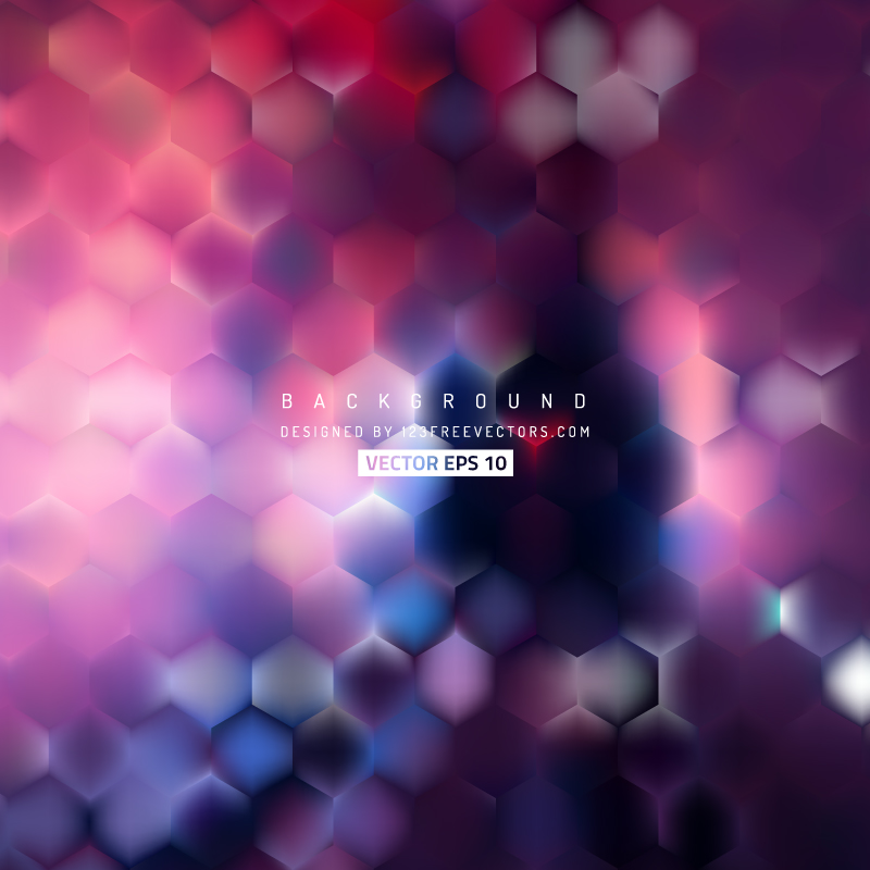 Dark Purple Hexagon Pattern Background Design