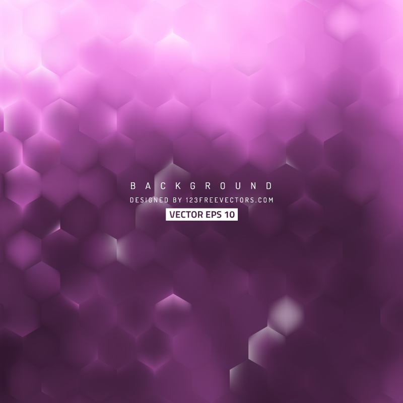 Abstract Purple Hexagon Background