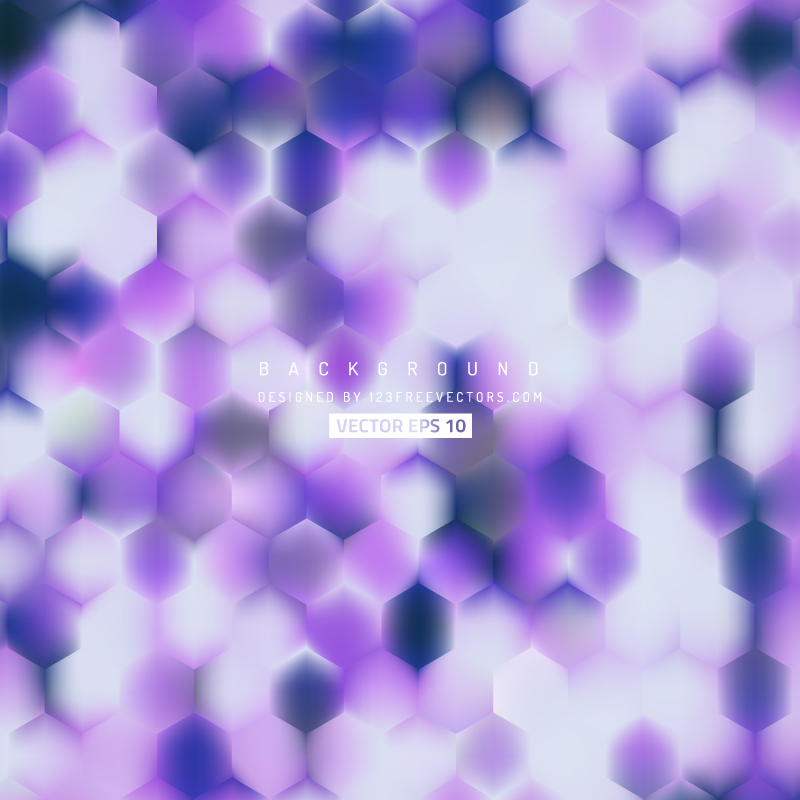 Purple Hexagon Background Pattern