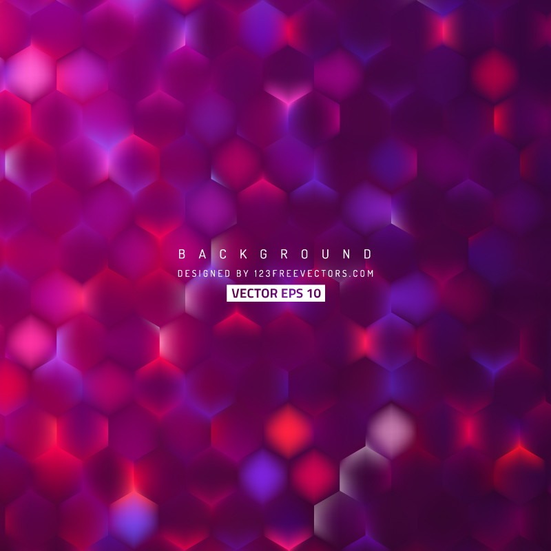 Abstract Purple Hexagon Background Pattern