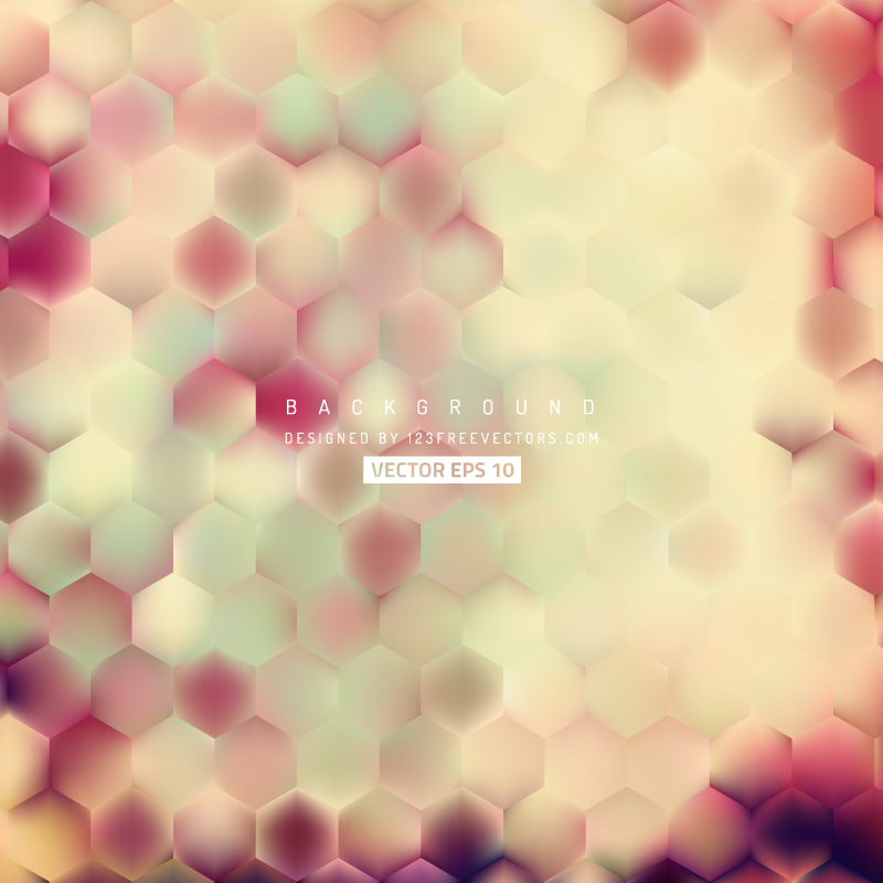 Abstract Hexagon Geometric Background