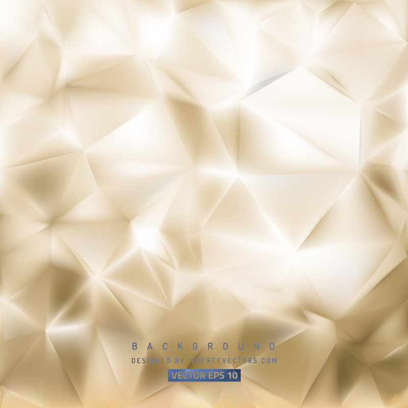 Light Beige Polygon Triangle Pattern Background