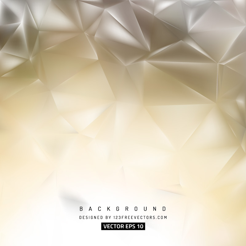 Abstract Beige Geometric Polygon Background
