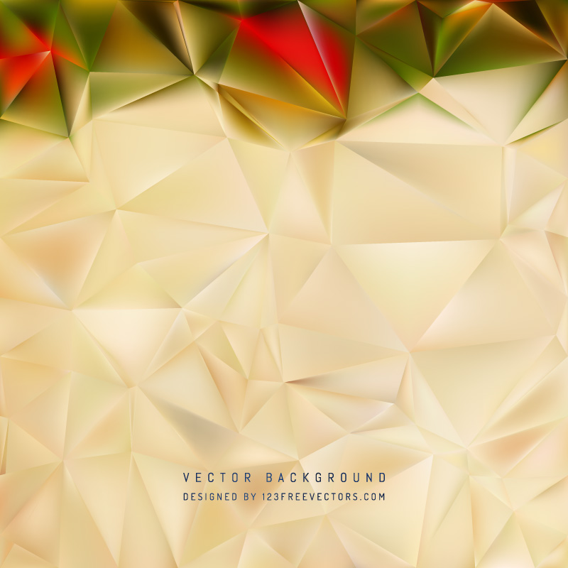 Abstract Beige Polygon Background Template