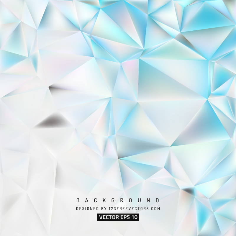 Light Blue Polygon Pattern Background
