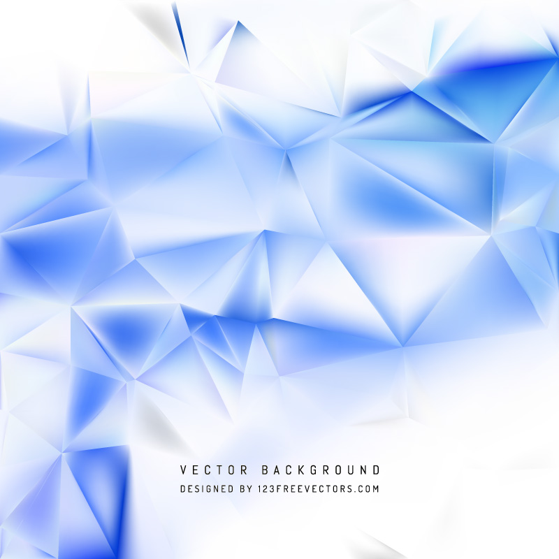 Abstract Light Blue Geometric Polygon Background