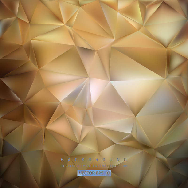 Brown Polygonal Background Design