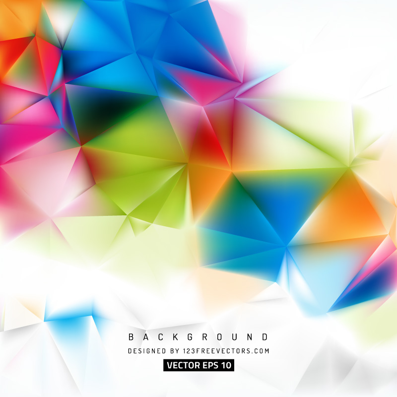 Bright Wallpaper Polygon