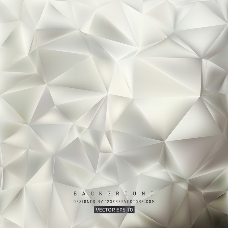 Abstract Light Gray Geometric Polygon Background