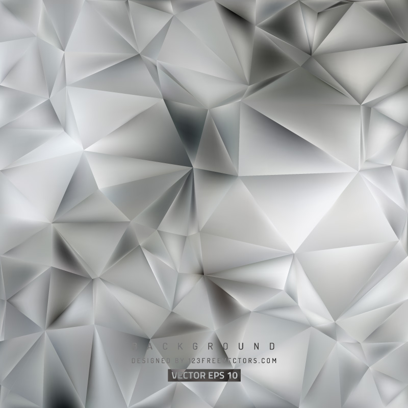 Abstract Gray Polygonal Background Design