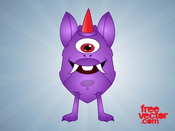 Free Silly Vector Monsters