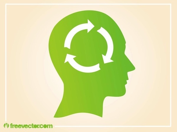 Ecological Thinking Free Vector