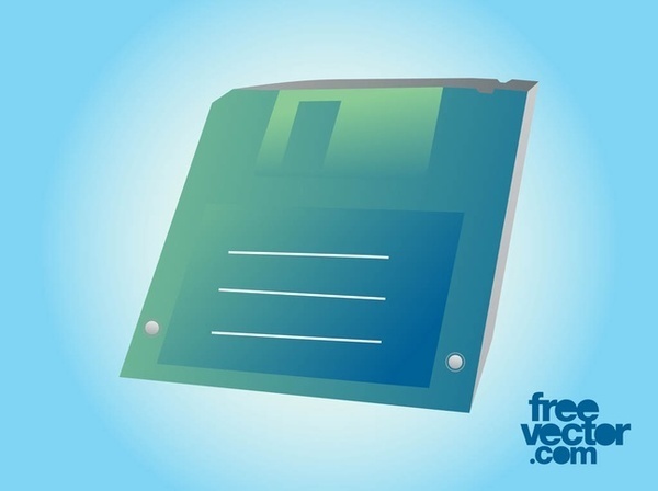 Floppy Disk Free Vector