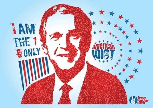George Bush Free Vector