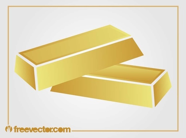 Gold Bars Free Vector