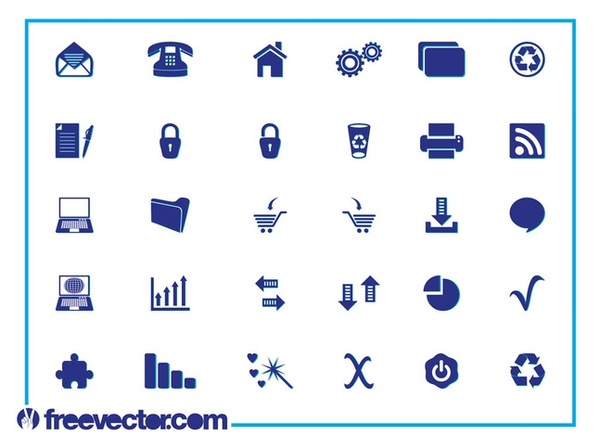 Icon Pack Free Vector