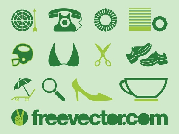 Pictograms Free Vector