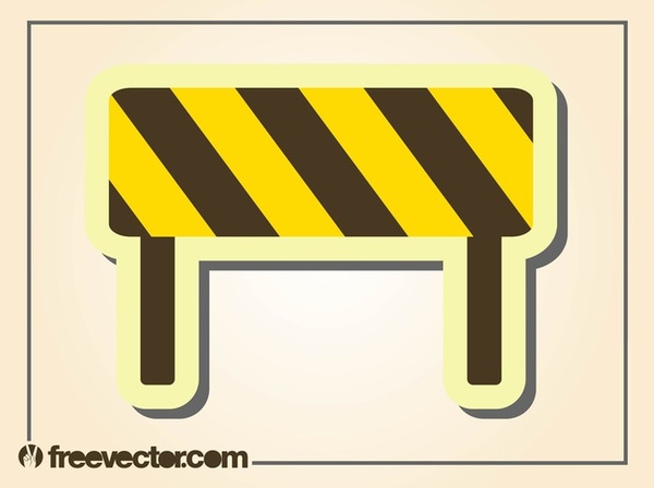 Roadblock Free Vector