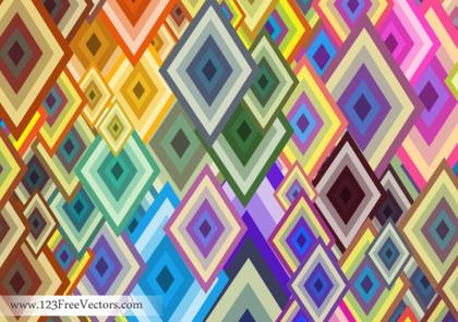 Wallpaper Diamonds Cyan Lines