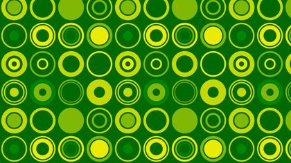 Free Green Circle Background Pattern Graphic