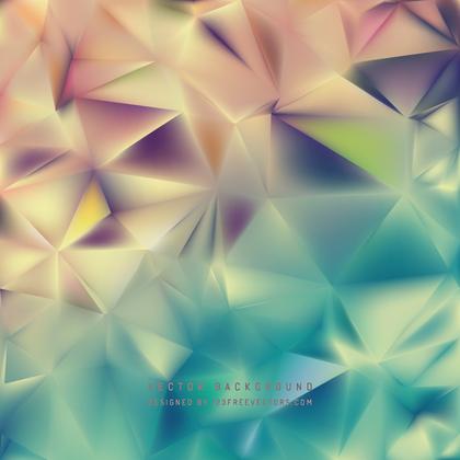 Red Yellow Polygon Triangle Pattern Background