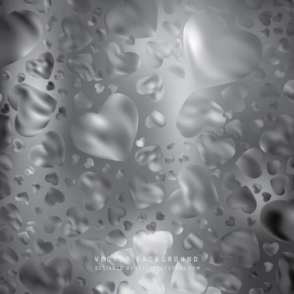Gray Heart Background