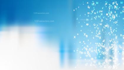 20+ Blue And White Scattered Letters Background | Free Vectors, Photos ...