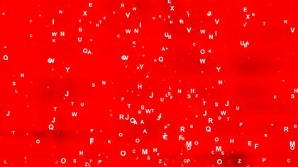5 Bright Red Random Letters Background | Free Vectors, Photos, Artwork ...