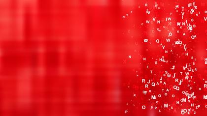 5 Bright Red Random Letters Background | Free Vectors, Photos, Artwork ...
