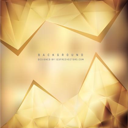 Abstract Brown Polygonal Triangular Background Template