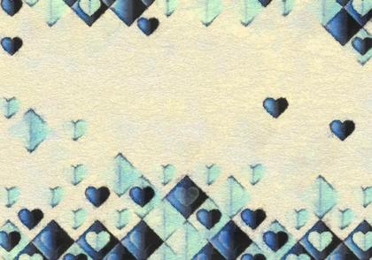 Free Blue Heart Wallpaper Background